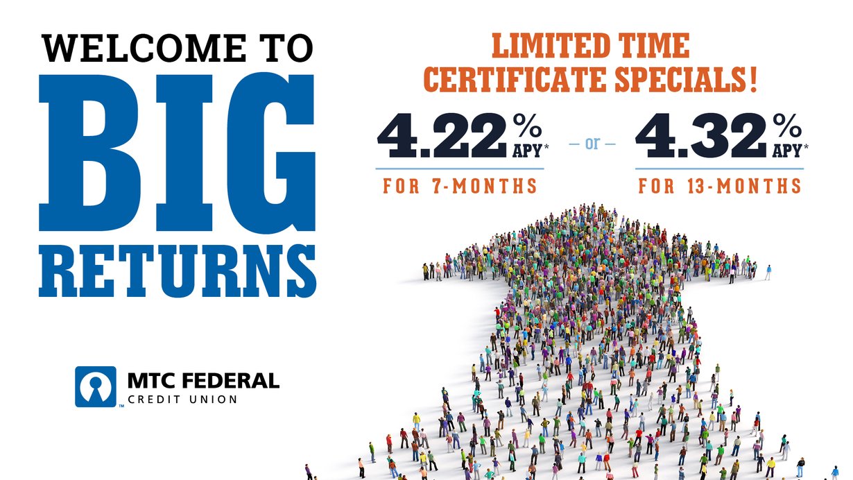 Certificate Special Aug | MTC Federal Credit Union