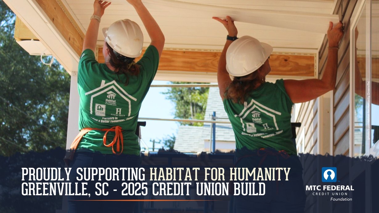 MTC Federal Credit Union Proudly Supports Habitat for Humanity | MTC ...